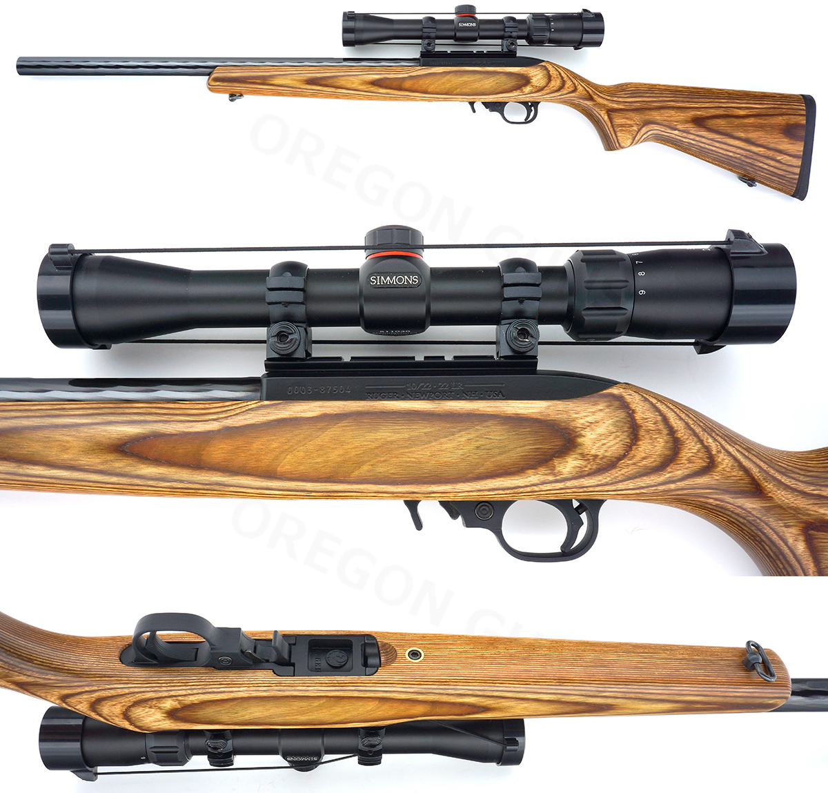 Ruger 10/22 Target .22 Lr Rifle Laminated Stock Like New Condition ...