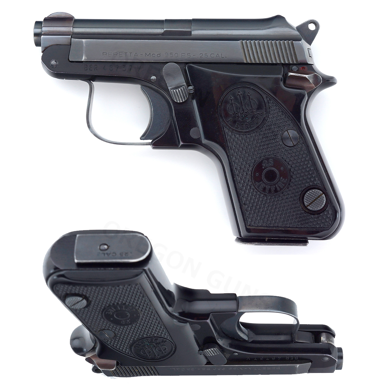 Beretta Model 950 Bs Jetfire Tip Barrel .25 Acp Semiauto Pistol Sn ...