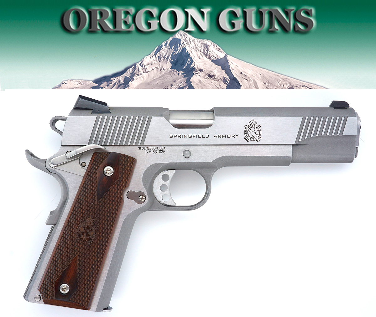 Springfield Armory Loaded 1911-A1 90 Series Stainless .45 Acp Pistol W ...