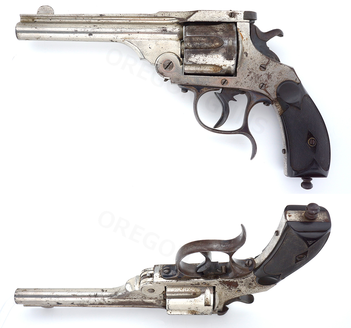 Belgian Smith & Wesson Schofield Model 3 Clone .44 S&W Double Action ...