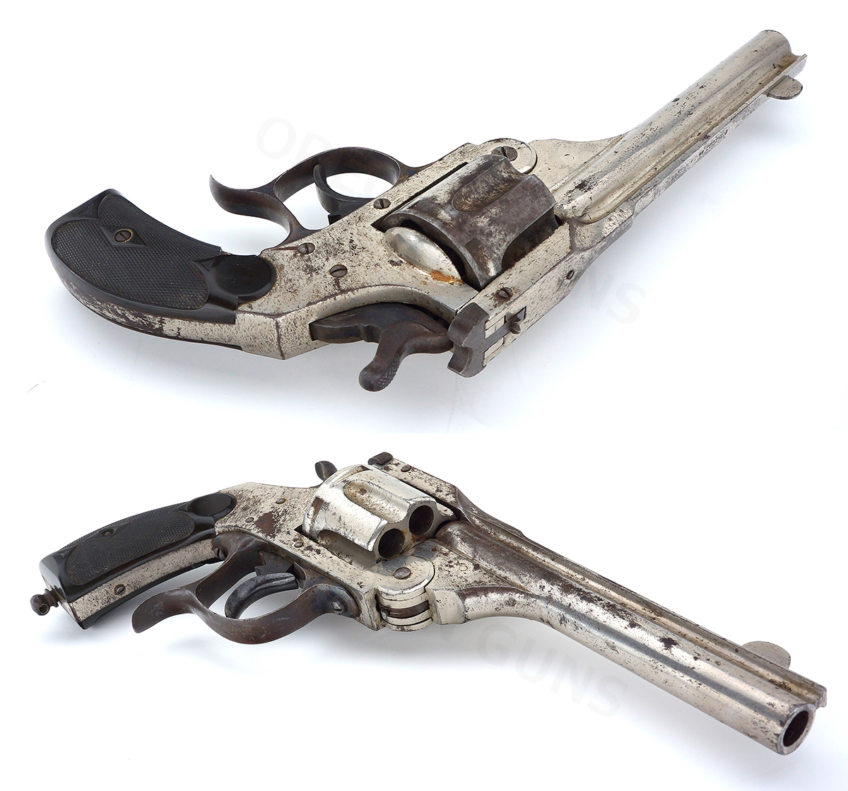 Belgian Smith & Wesson Schofield Model 3 Clone .44 S&W Double Action ...
