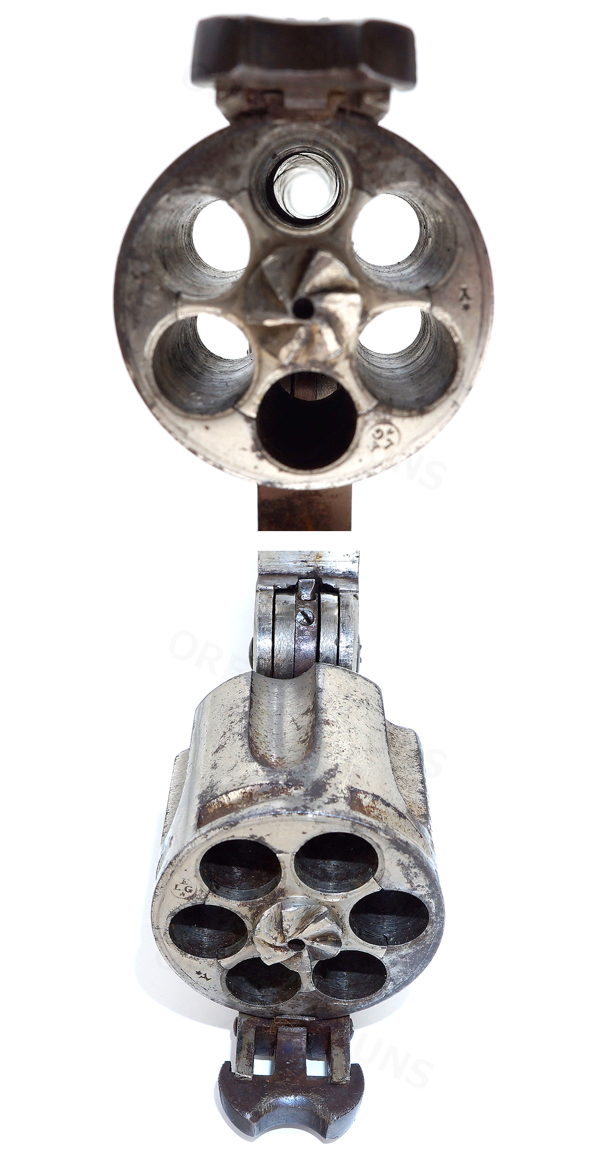 Belgian Smith & Wesson Schofield Model 3 Clone .44 S&W Double Action ...