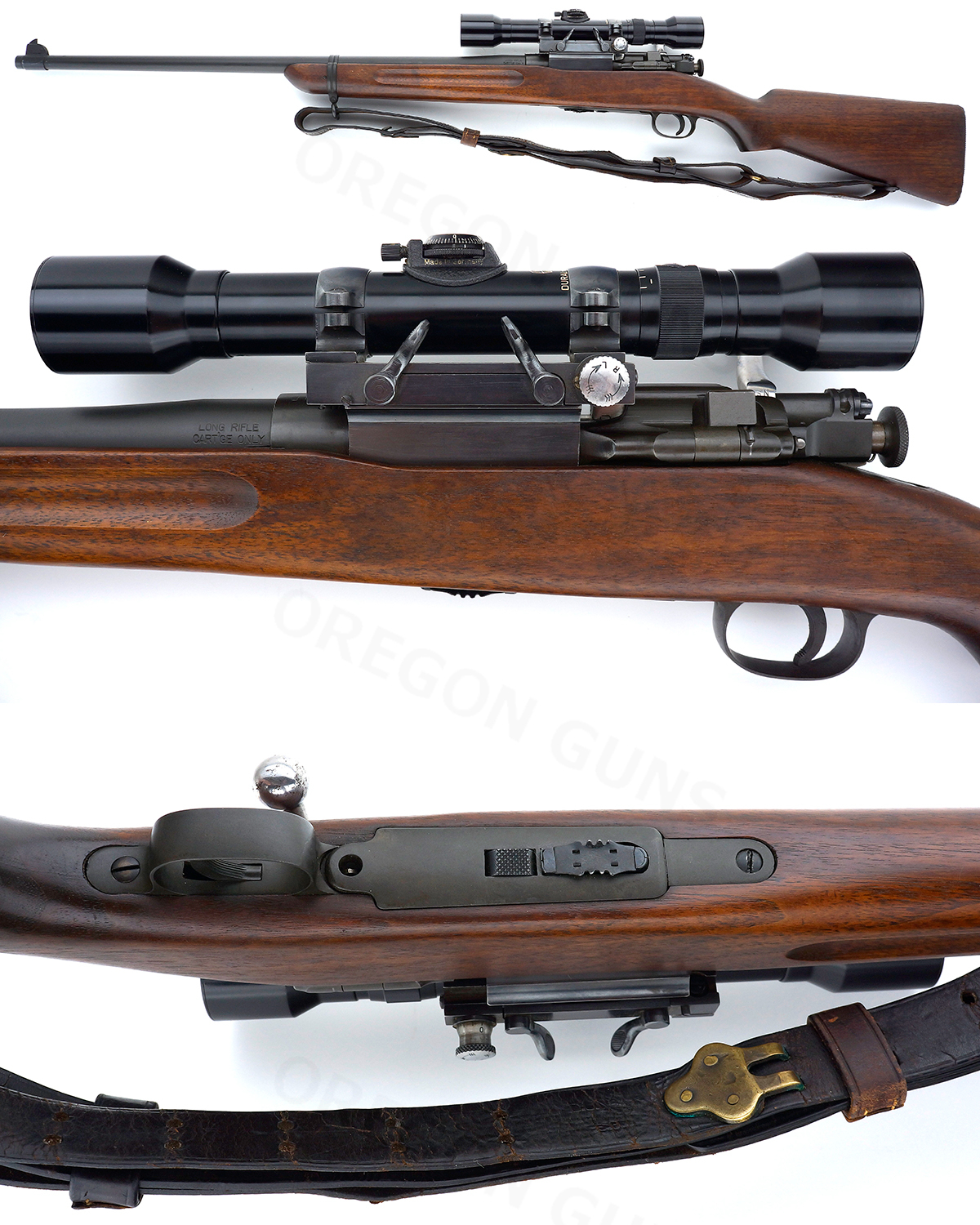 Springfield Armory WWII MODEL 1922 M2 TRAINING TARGET RIFLE W/HENSOLDT ...