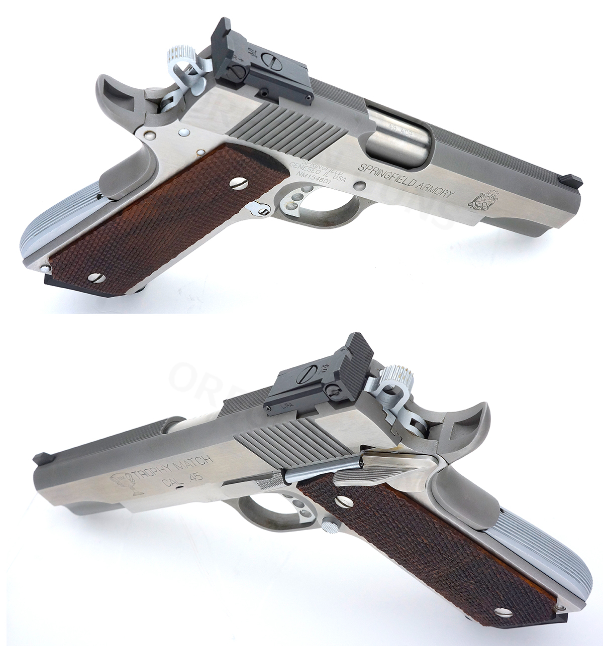 Springfield Armory Trophy Match 1911-A1 90 Series Stainless .45 Acp ...
