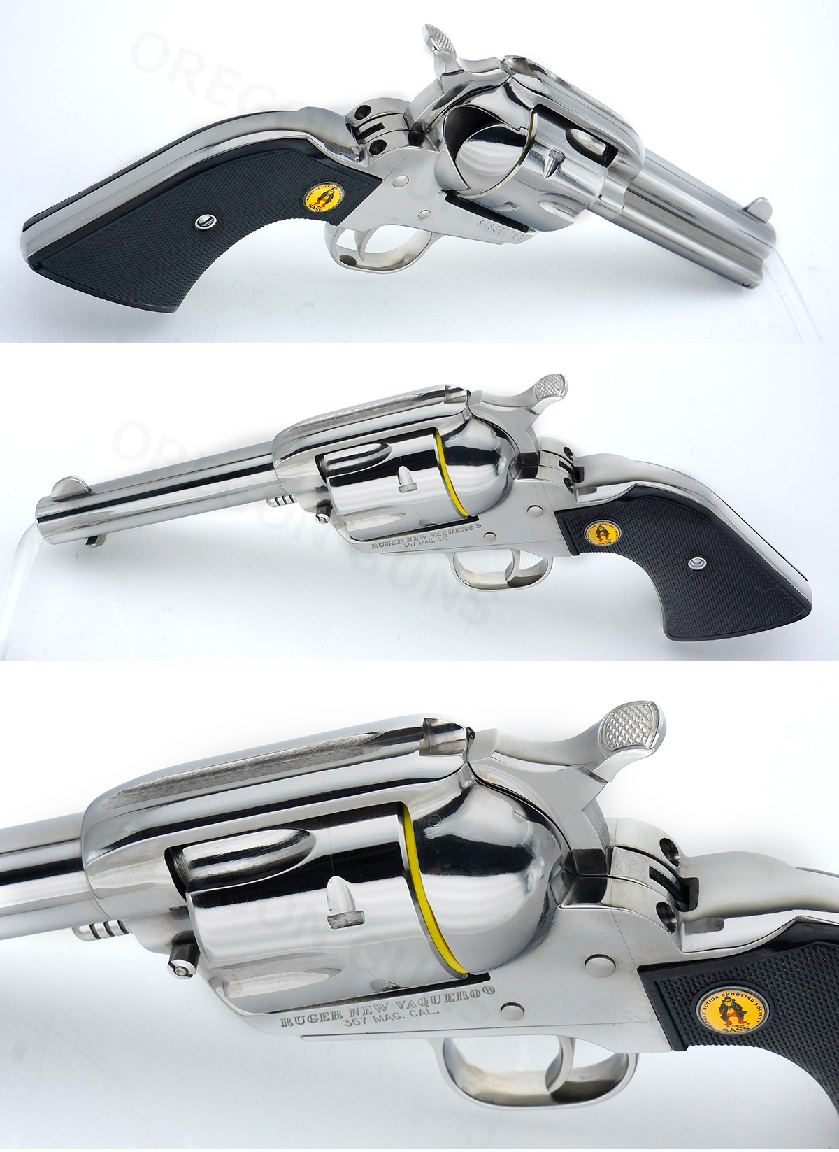 Ruger Match Set Of Vaquero "Single Action Shooting Society" Sass .357 ...