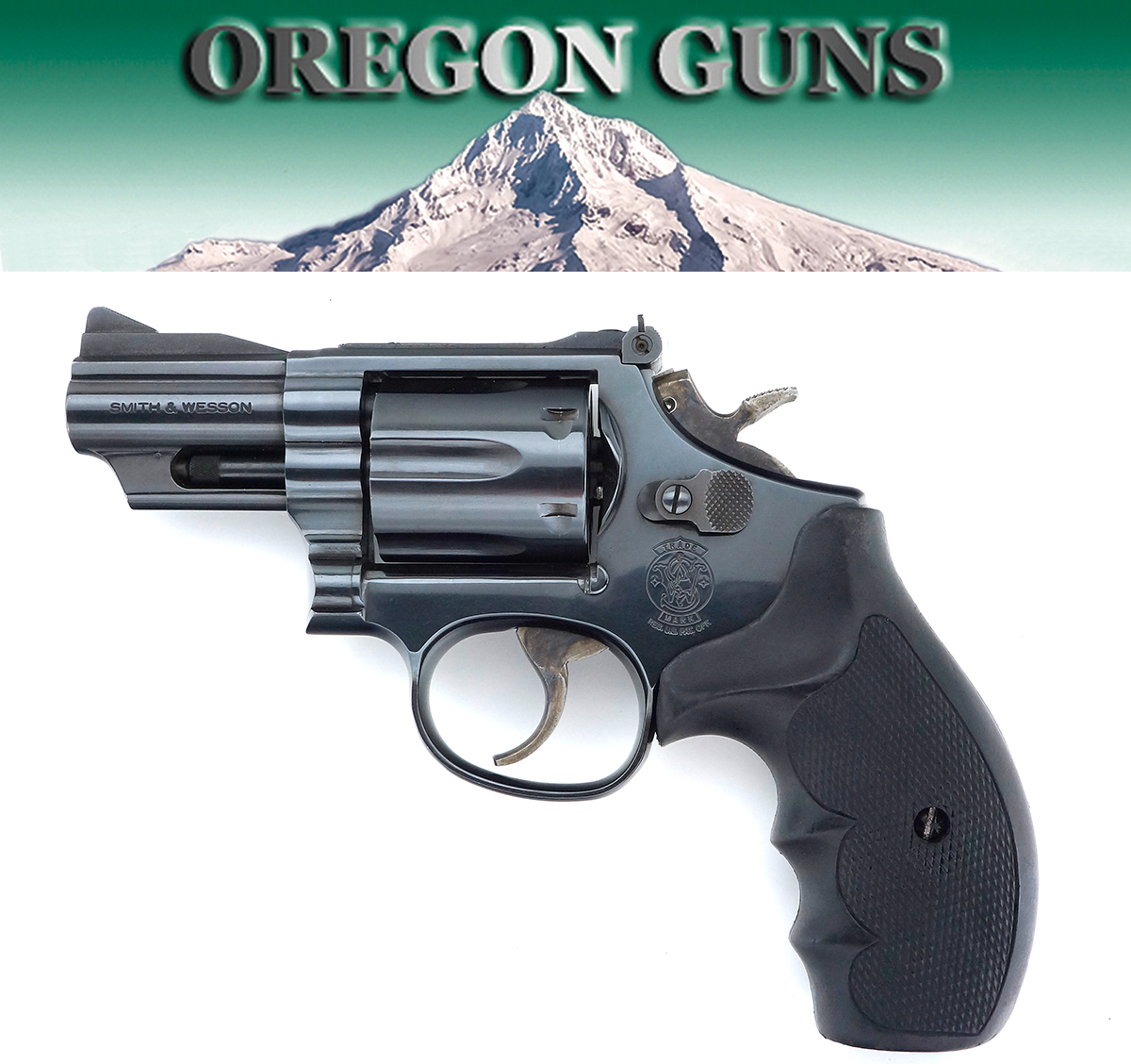 Smith & Wesson S&W MODEL 19-7 BLUE FINISH COMBAT MAGNUM .375 REVOLVER ...