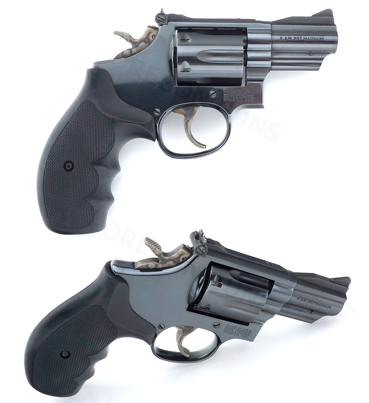 Smith & Wesson S&W MODEL 19-7 BLUE FINISH COMBAT MAGNUM .375 REVOLVER ...