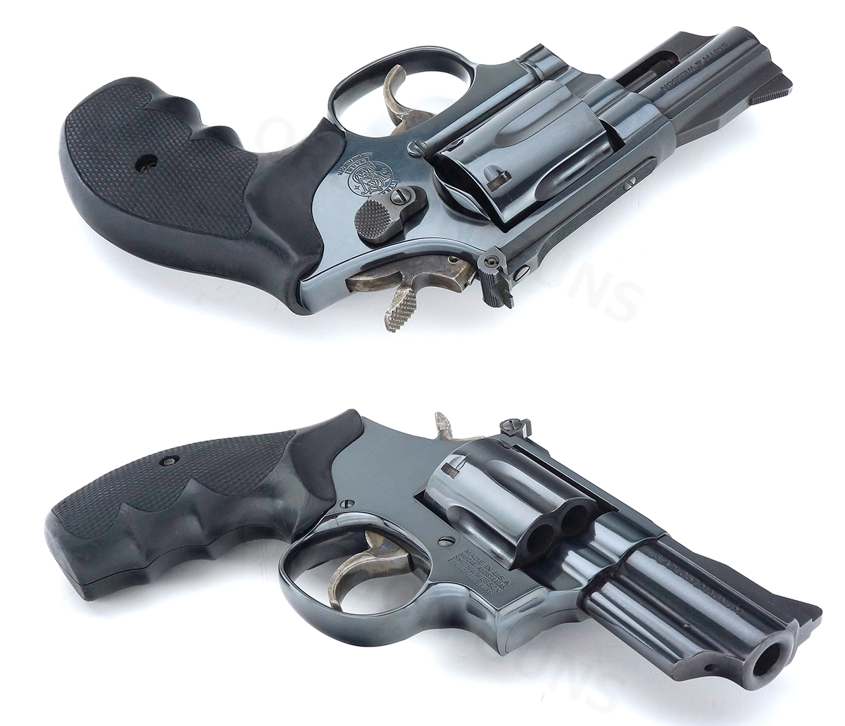 Smith & Wesson S&W MODEL 19-7 BLUE FINISH COMBAT MAGNUM .375 REVOLVER ...