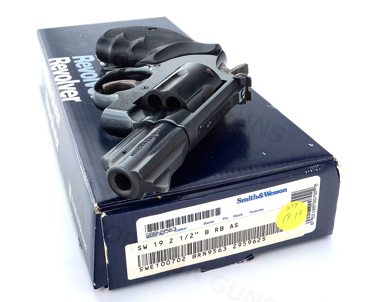 Smith & Wesson S&W MODEL 19-7 BLUE FINISH COMBAT MAGNUM .375 REVOLVER ...