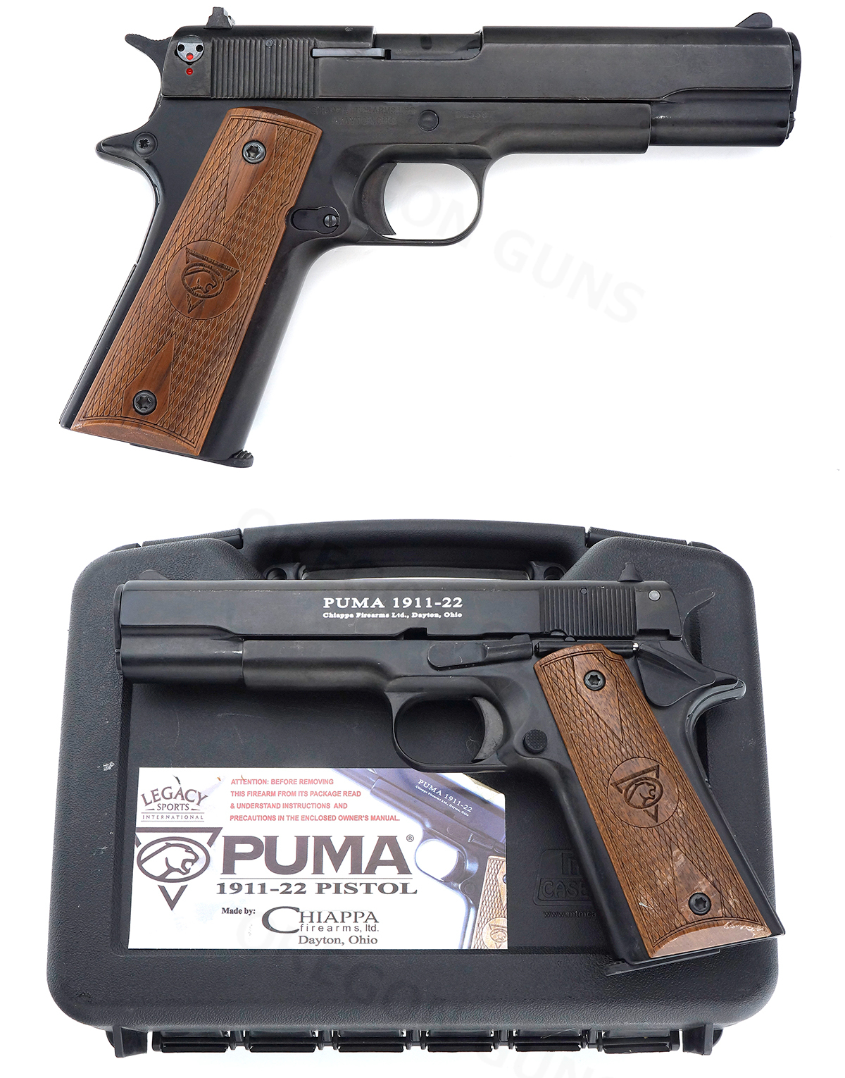 Puma Firearms MODEL 1911-22 SEMIAUTO .22 LR HANDGUN SN# D25387 17315746 ...