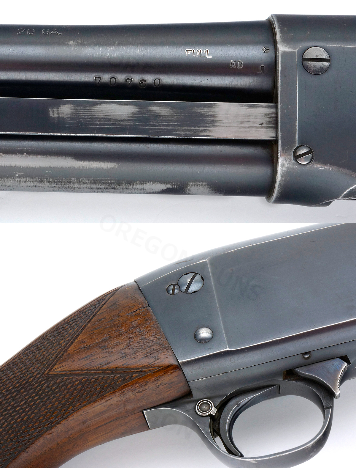 Remington Model 17 Take-Down Pump Shotgun 20ga Mfg 1933 C&R Ok Sn ...