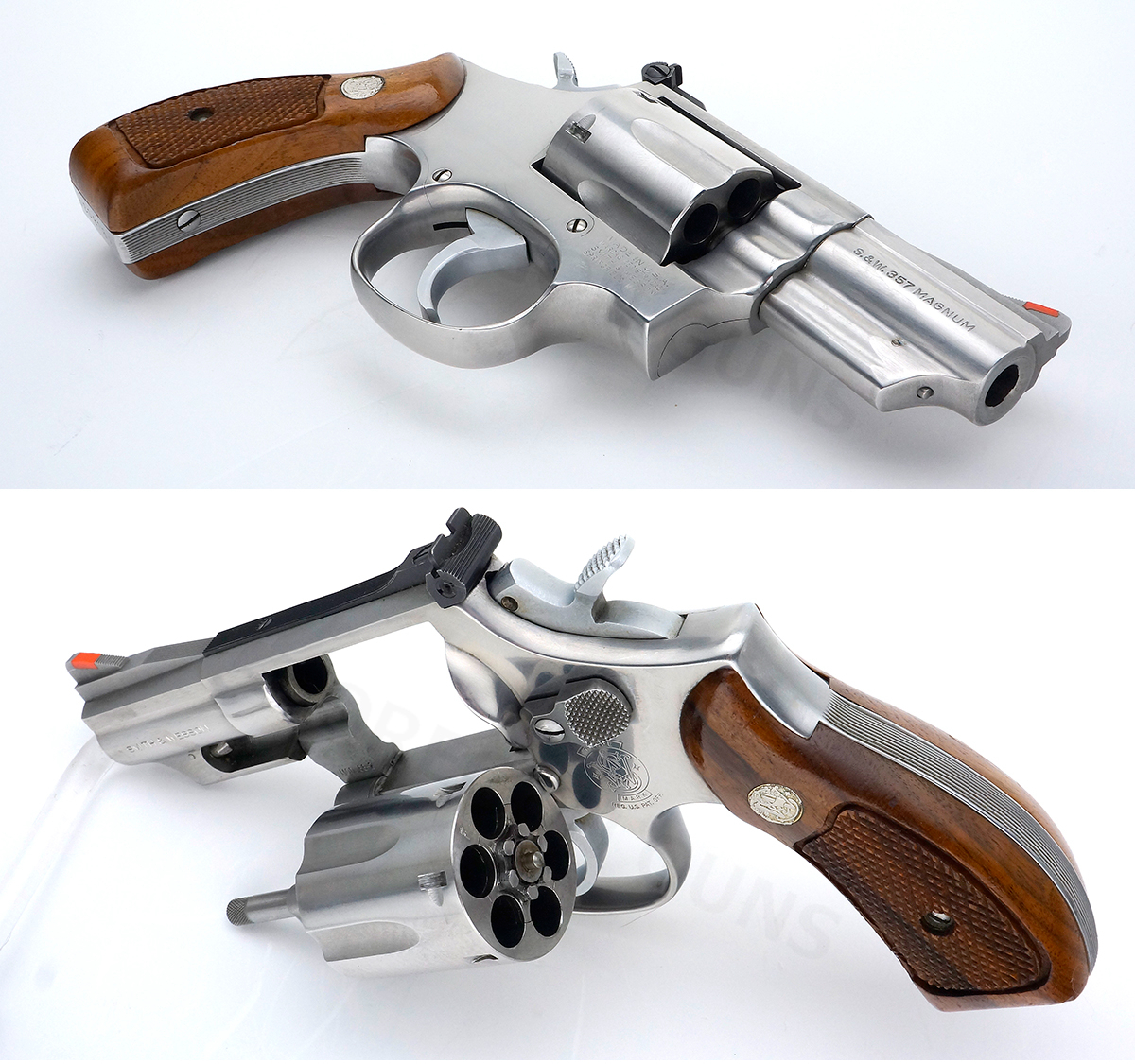 Pictures: Smith & Wesson S&W MODEL 66-2 STAINLESS STEEL .357 MAG ...