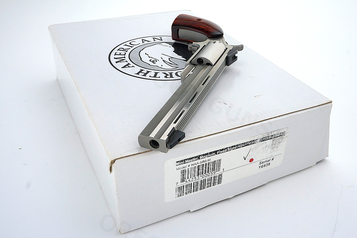 North American Arms NAA STAINLESS MINI-MASTER REVOLVER .22 MAGNUM WITH ...