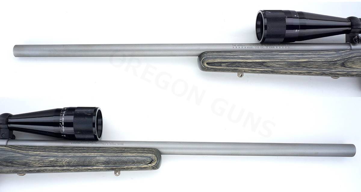 Marlin MODEL 17VS STAINLESS BOLT RIFLE .17 HMR W/SCOPE SN# 97609562 ...