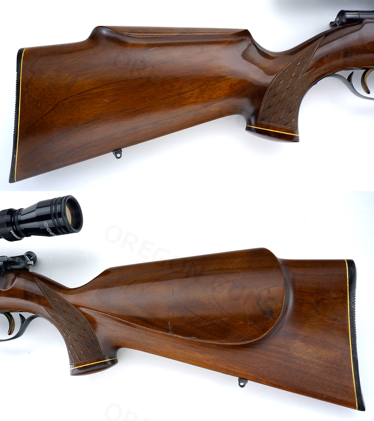 Savage Anschutz Model 54 Sporter Bolt Action .22 Lr Rifle With Scope C ...