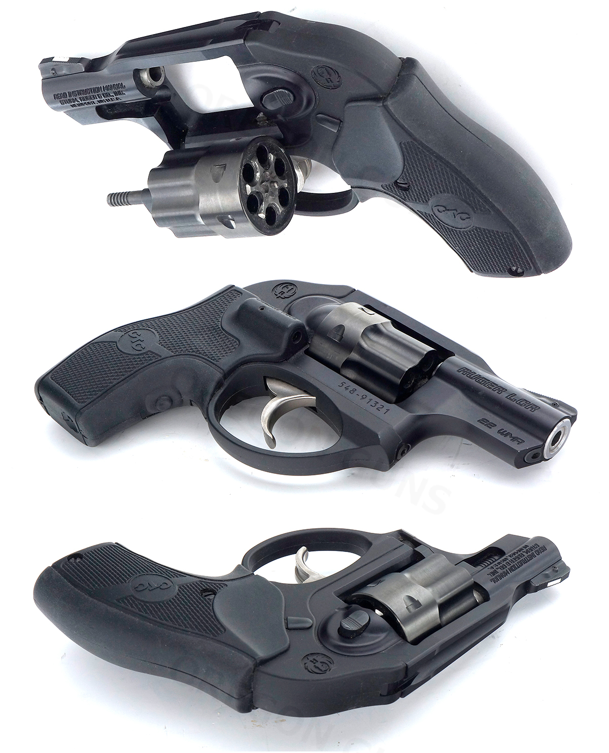 Ruger MODEL LCR REVOLVER .22 MAG PERFECT CARRY GUN WITH CRIMSON TRACE ...