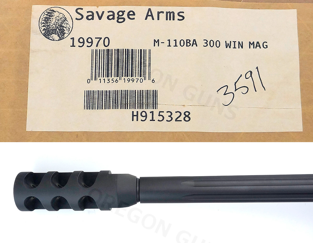 Savage ARMS MODEL 110 BA LAW ENFORCEMENT LEFT-HANDED SNIPER/TACTICAL ...