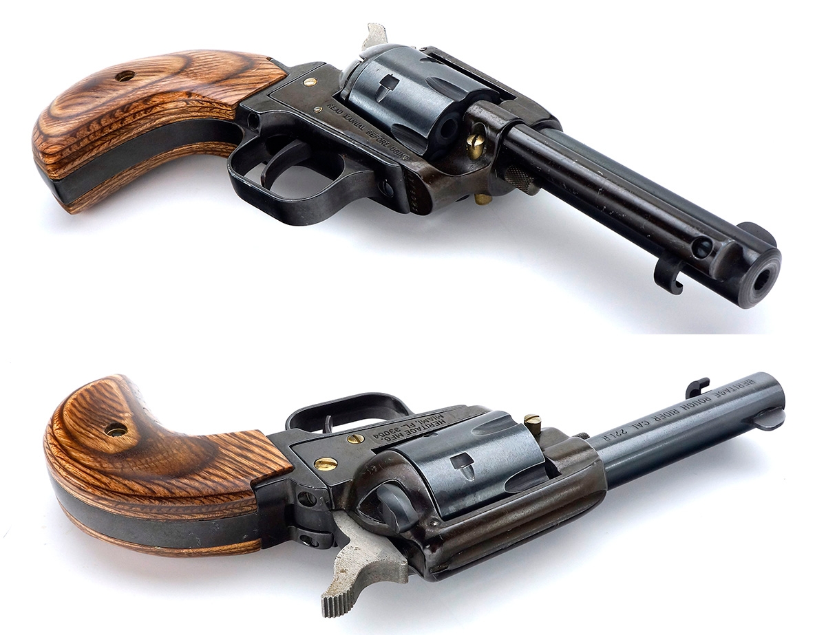 Heritage SSA ROUGH RIDER BIRD`S HEAD GRIP .22LR SINGLE ACTION REVOLVER ...