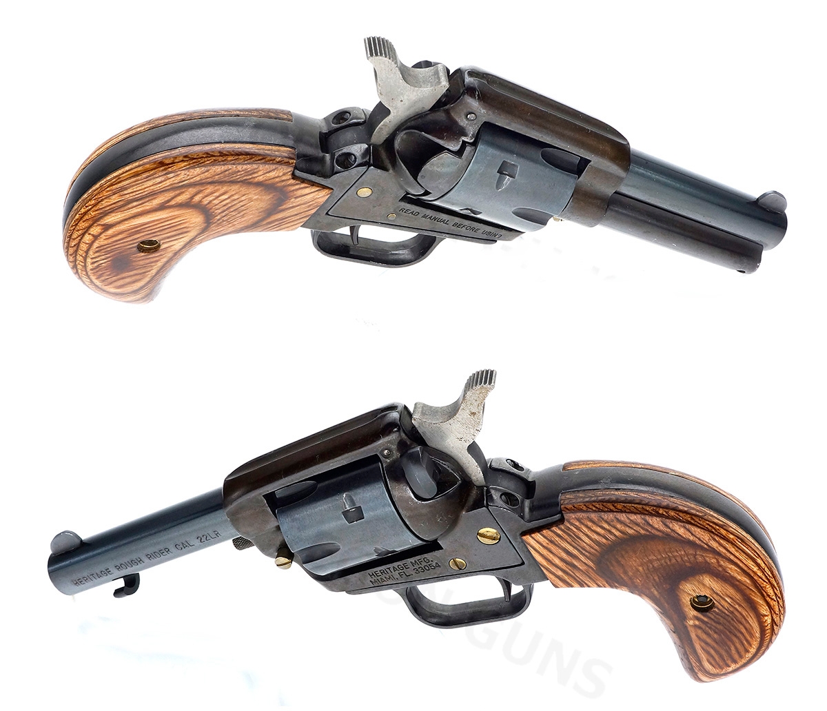 Heritage SSA ROUGH RIDER BIRD`S HEAD GRIP .22LR SINGLE ACTION REVOLVER ...
