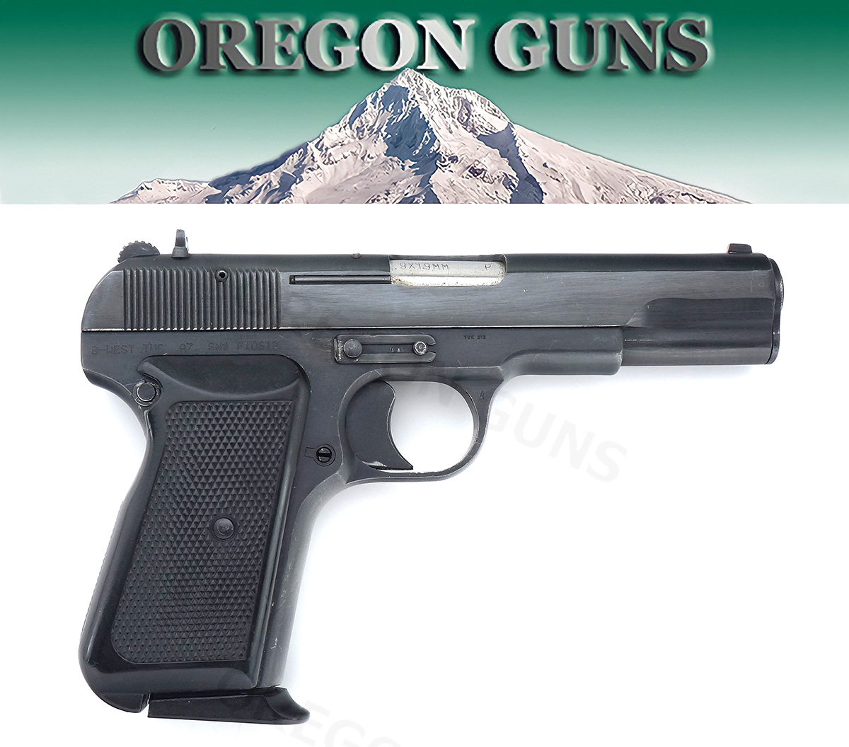 Norinco Model 213 Tokarev Style Semi Automatic Pistol 9mm Sn# P610612 ...