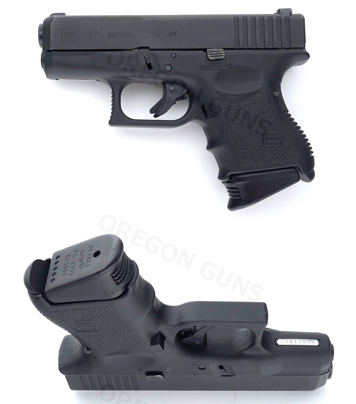 Glock MODEL 27 SUB-COMPACT .40 S&W SEMI PISTOL 3RD GEN 3 MAGS LIKE NEW ...