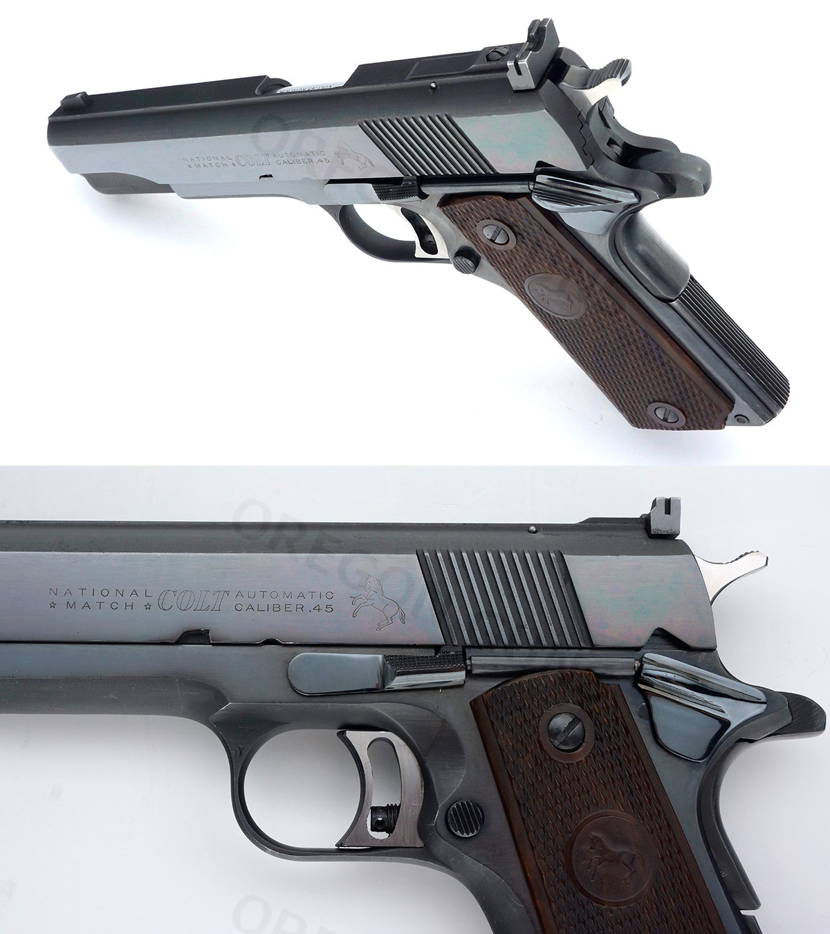 Colt MODEL 1911 NATIONAL MATCH .45 ACP MFG 1958 VERY EARLY EXCELLENT CONDITION C&R OK SN# 1923NM ...