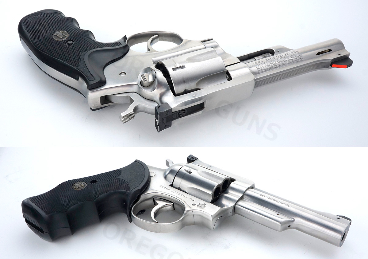 Ruger Security-Six Stainless Revolver 4 Inch Ported Barrel .357 Magnum ...
