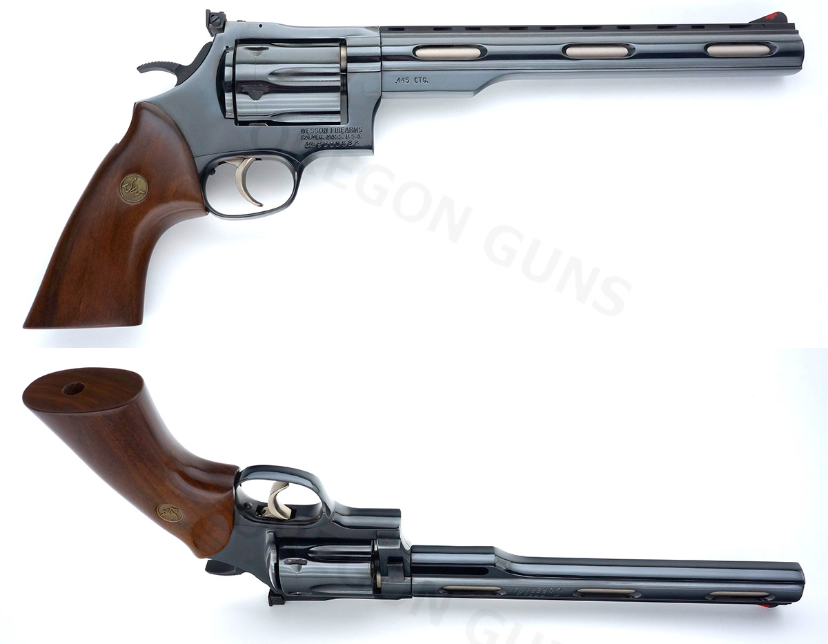 Dan Wesson Arms Model 455 Supermag High Gloss Blue Revolver .445 Super ...