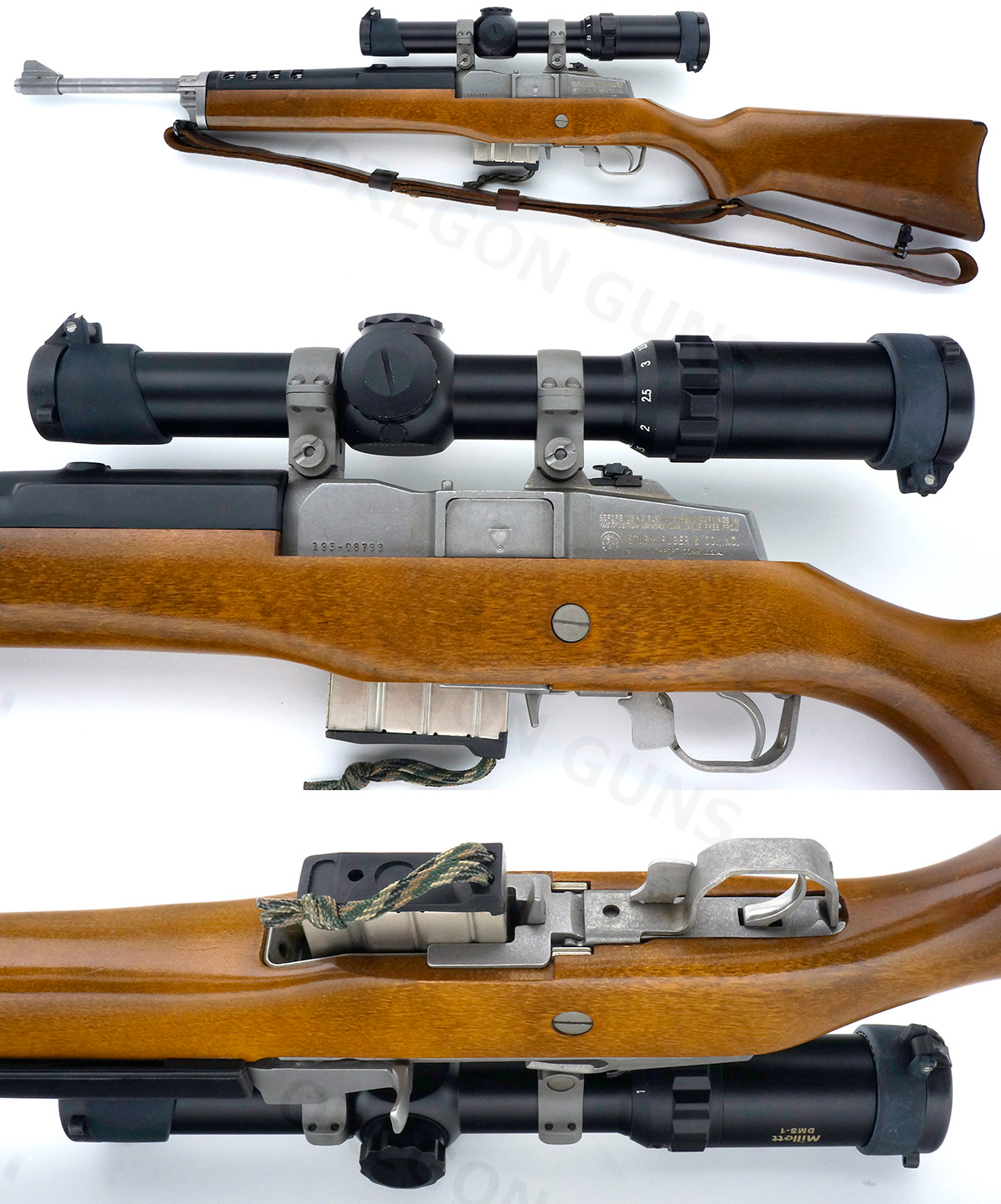 Ruger MINI-14 RANCH RIFLE STAINLESS .223 EXCELLENT CONDITION MILLETT ...