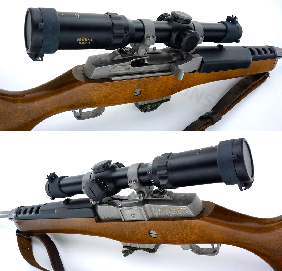 Ruger MINI-14 RANCH RIFLE STAINLESS .223 EXCELLENT CONDITION MILLETT ...