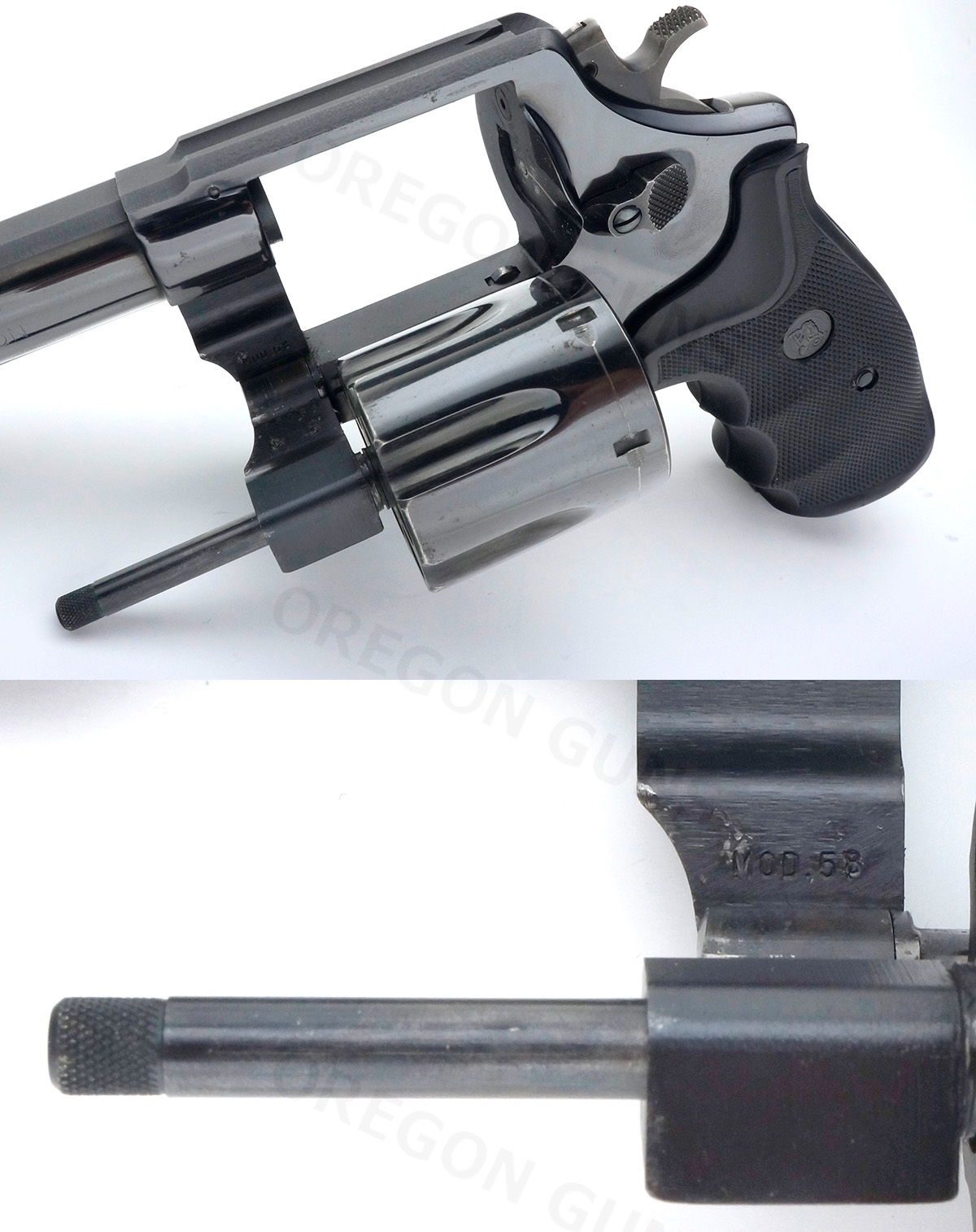 Smith & Wesson S&W Model 58 Revolver 4 Inch Barrel .41 Mag Mfg. 1970 C ...