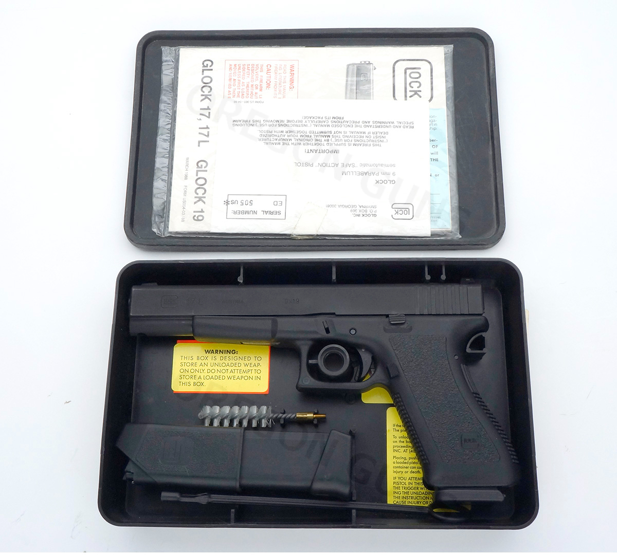 Glock Model 17l 2nd Gen Long Slide Semiauto Pistol 9mm Excellent In Box ...