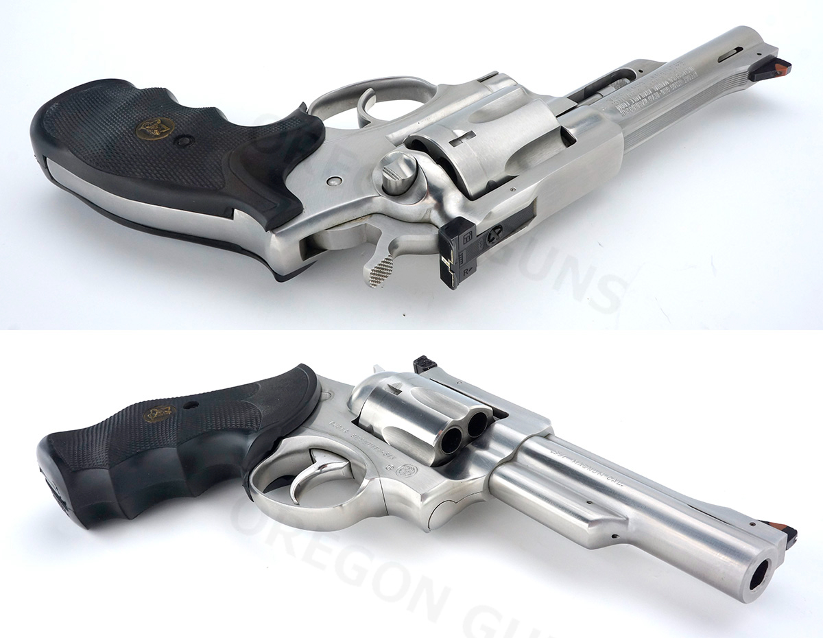 Ruger SECURITY-SIX STAINLESS REVOLVER 4 INCH PORTED BARREL .357 MAGNUM ...