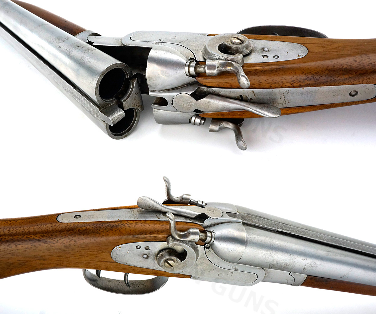 American Gun Co CLASSIC HAMMER SIDE BY SIDE SXS COUCH GUN 12GA SHOTGUN ...