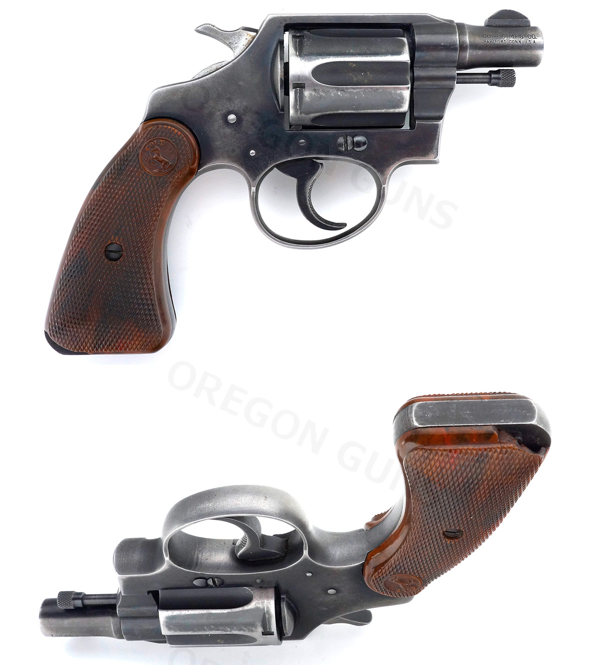 Colt DETECTIVE SPECIAL .38 SPL 2 INCH REVOLVER MFG 1949 C&R OK SN ...