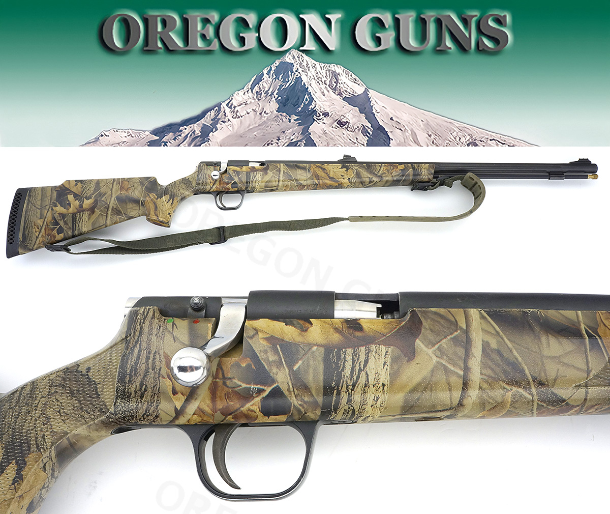 Winchester Model X-150 Magnum Muzzleloader Two Barrels .50 & .45 Cal ...