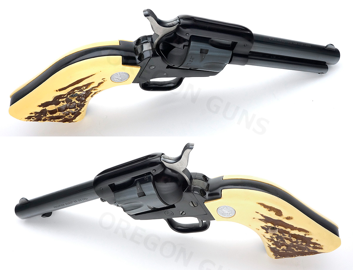 Colt Frontier Scout `62 Revolver .22 Cal Duel Cylinder 4-3/4 Inch ...