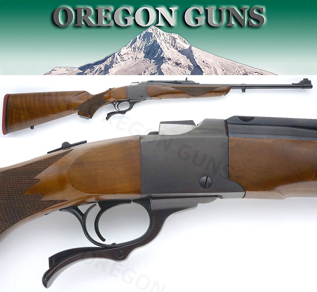 Ruger No. 1a Variant Single Shot Falling Block 7x57mm Mfg 1976 Sn# 130 ...