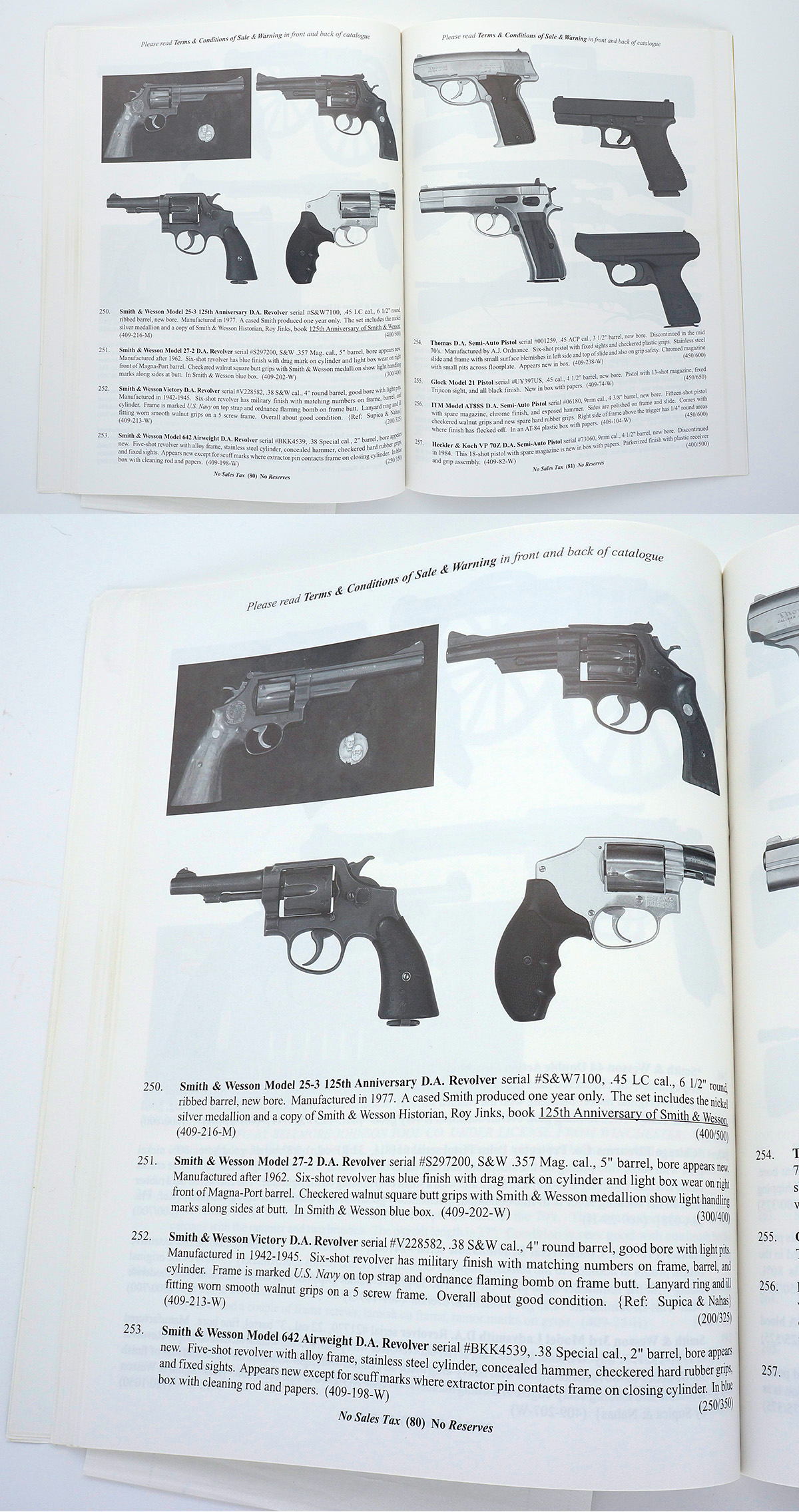 Smith & Wesson S&W Model 25-3 125th Anniversary .45 Lc Display Case ...