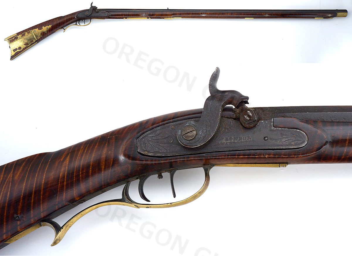London Warranted Kentucky Percussion Full Stock Rifle .50 Cal ...