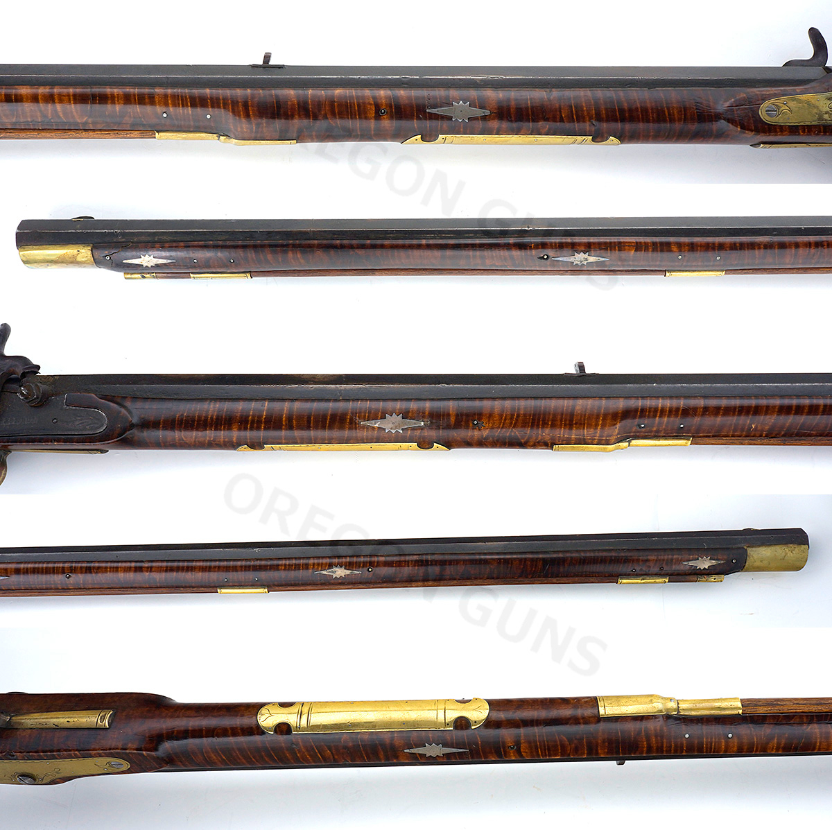 London Warranted Kentucky Percussion Full Stock Rifle .50 Cal ...