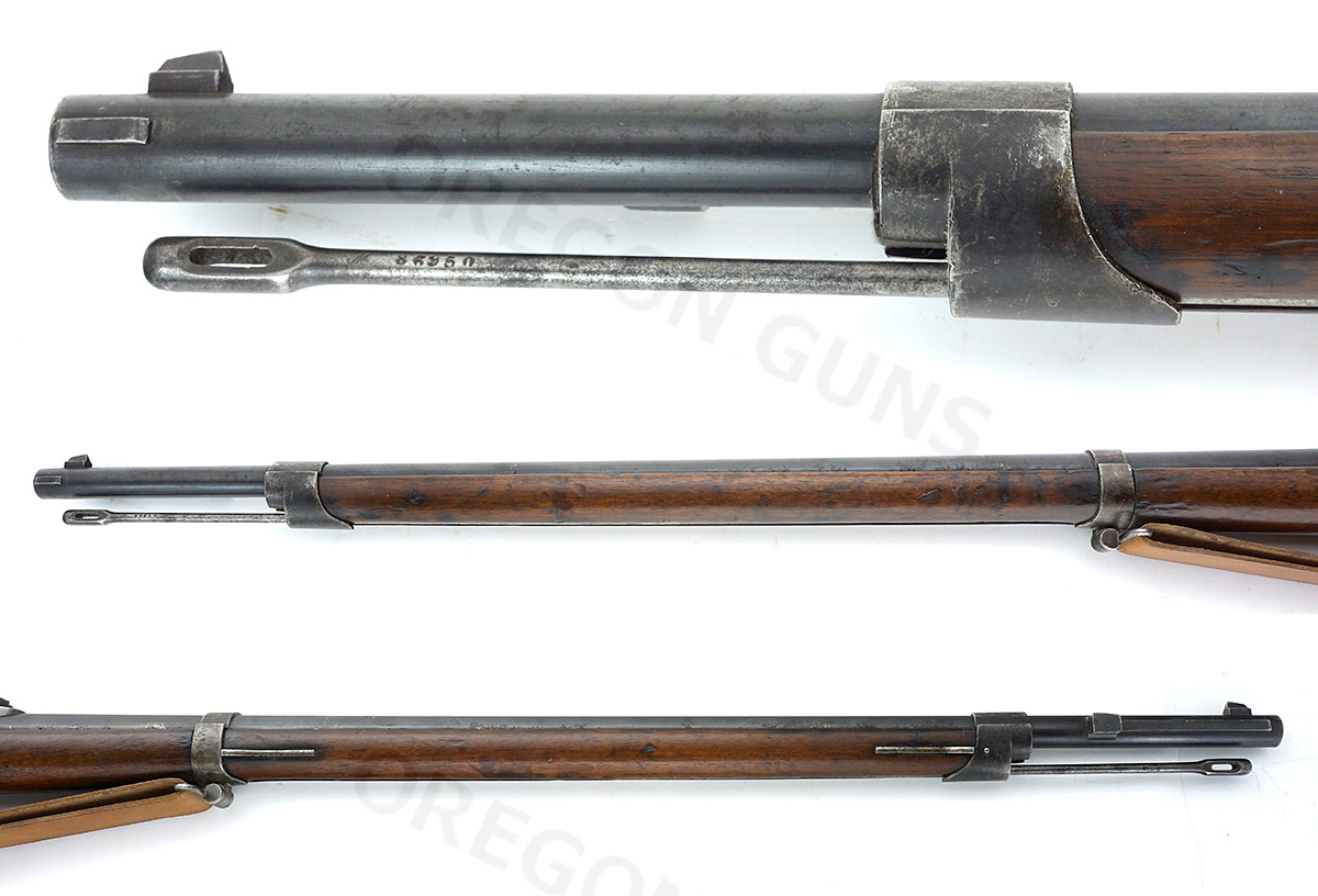 French MAS FUSIL GRAS M80 MLE 1874 BOLT RIFLE 11MM W/ BAYONET MFG 1880 ...