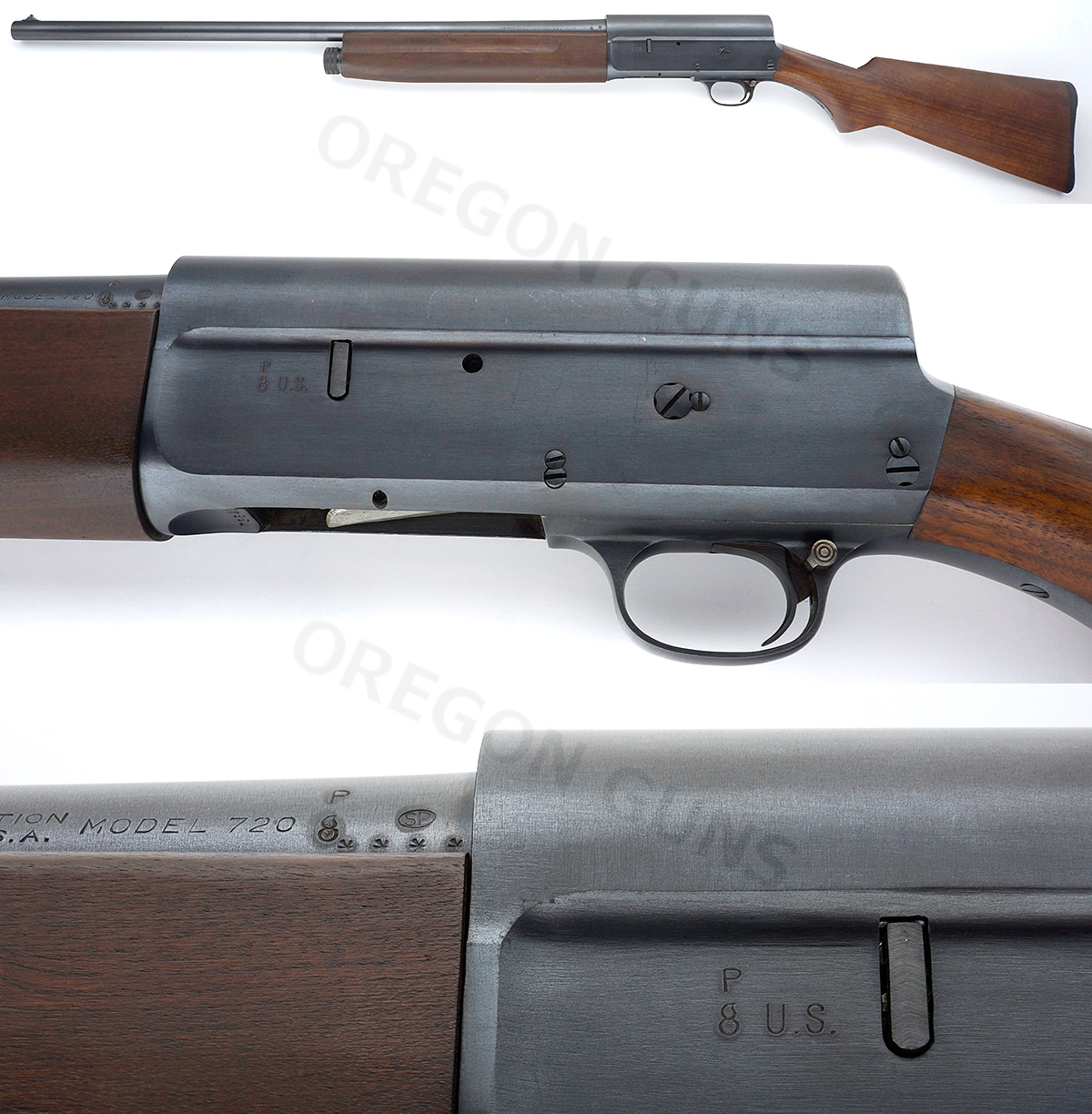 Savage Model 720 Wwii U.S. Marked Autoloader 12ga Shotgun Mfg 1943-44 C ...