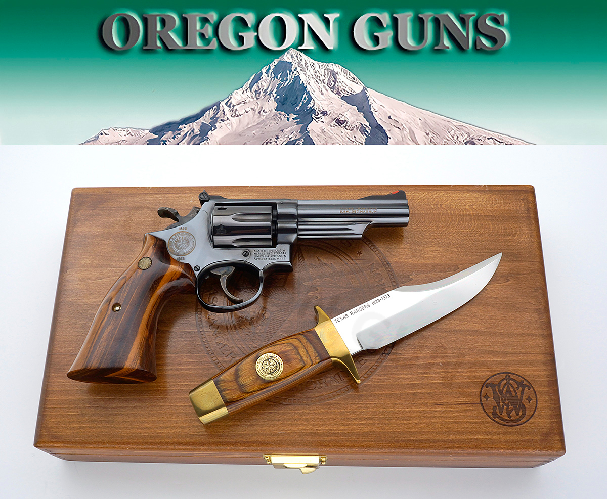 Smith & Wesson S&W Model 19-3 Texas Rangers Commemorative .357 Magnum W ...