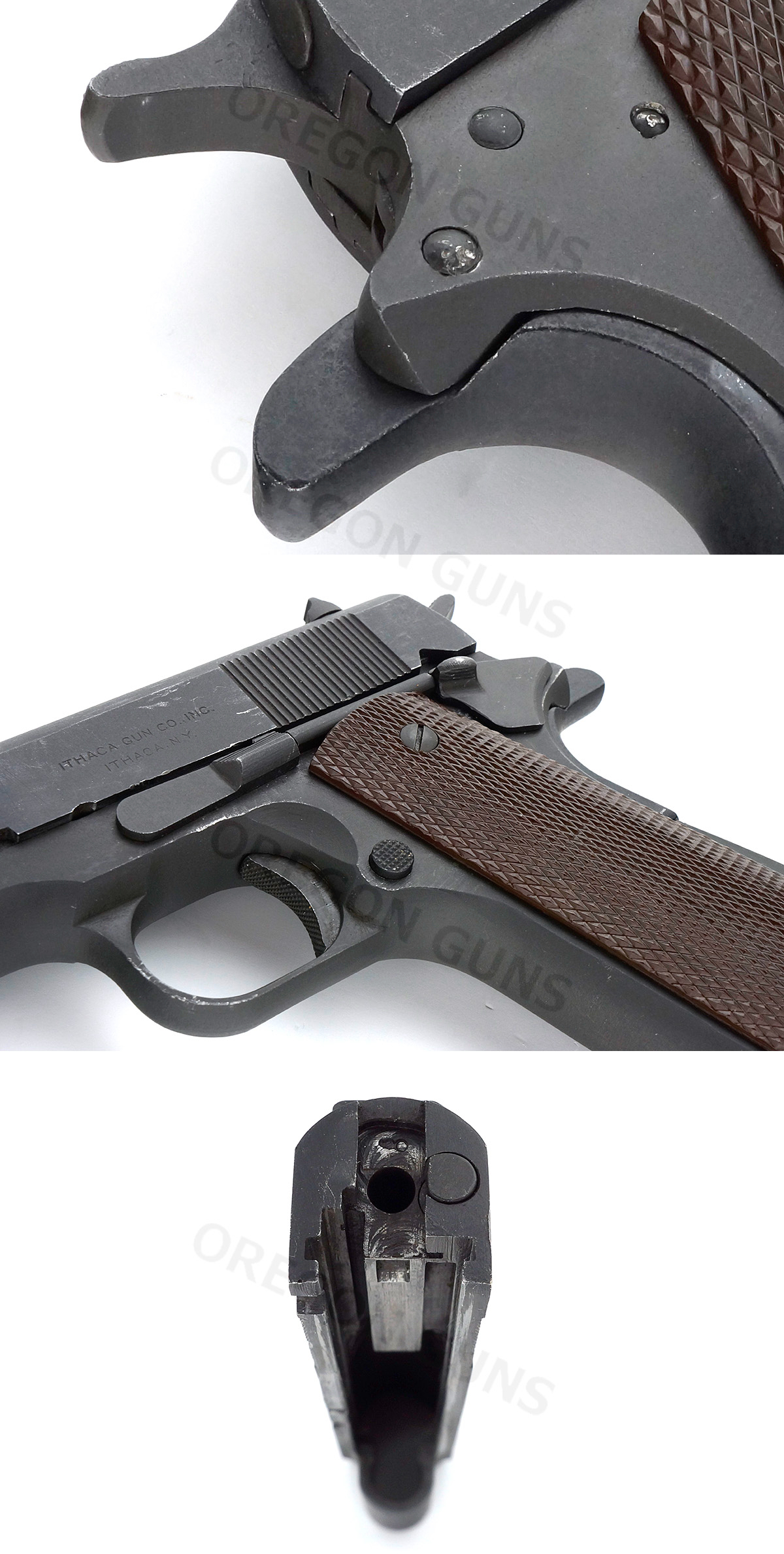 Ithaca 1911 A1 WWII U. S. ARMY .45 ACP SEMI PISTOL MFG 1943 C&R OK SN ...