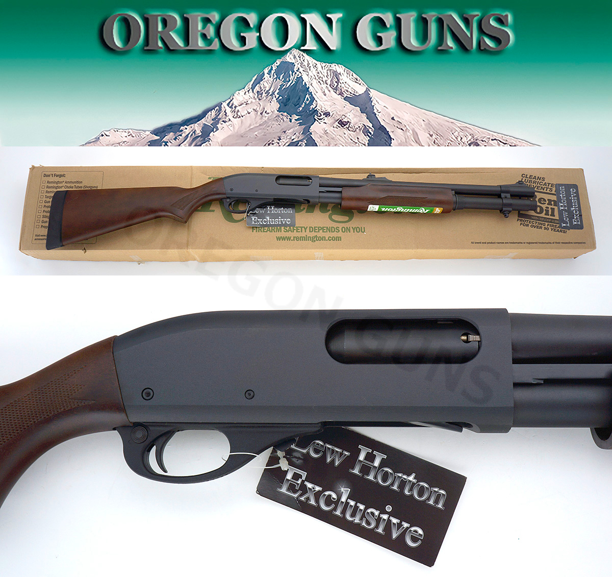 Remington ~ 870 TACTICAL EXPRESS 12-GA HOME DEFENSE SHOTGUN LEW HORTON EXCLUSIVE NEW IN BOX SN ...