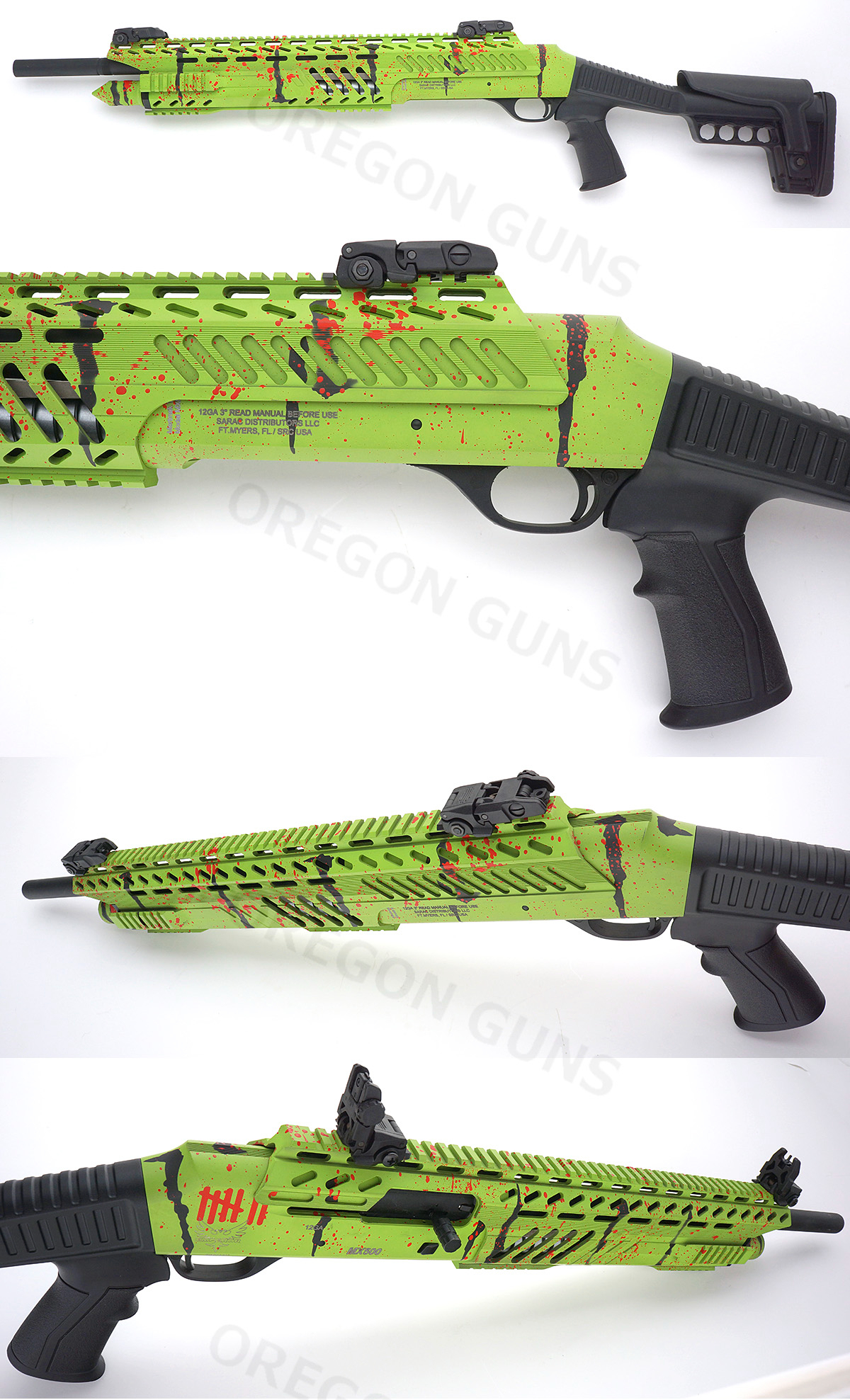 Emperor Arms Mx500 Zombie Tactical Semiauto 12 Ga Home Defense Shotgun ...