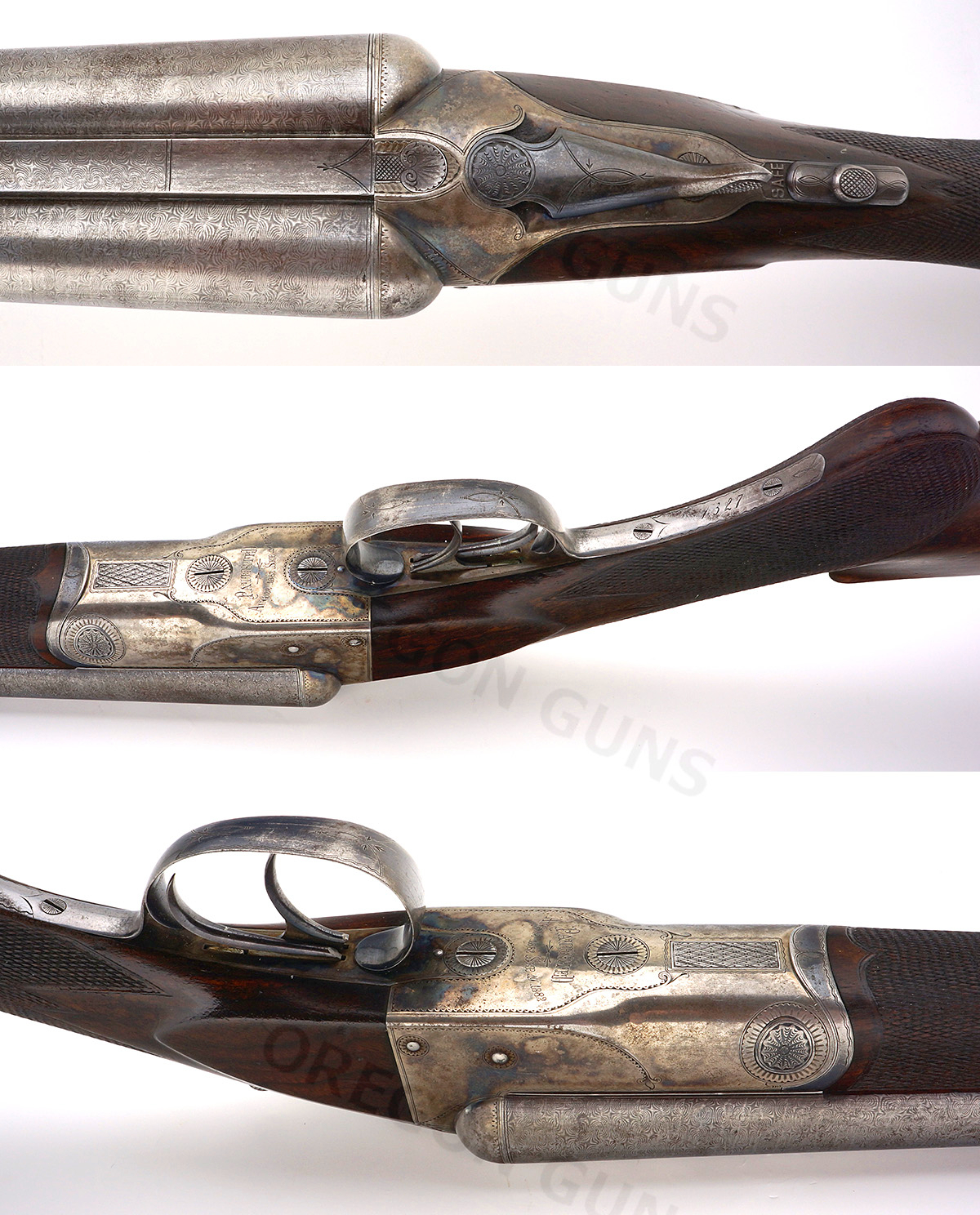 Colt 1883 Hammerless Side By Side Shotgun Sxs Damascus Twist 12 Ga Mfg ...