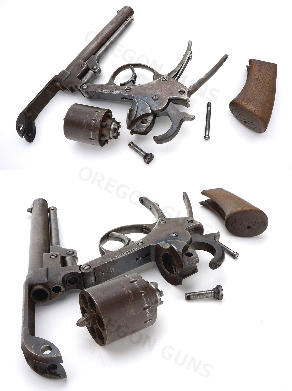 U.S. Civil War Starr Da Percussion Revolver .44 Cal Antique No Ffl ...