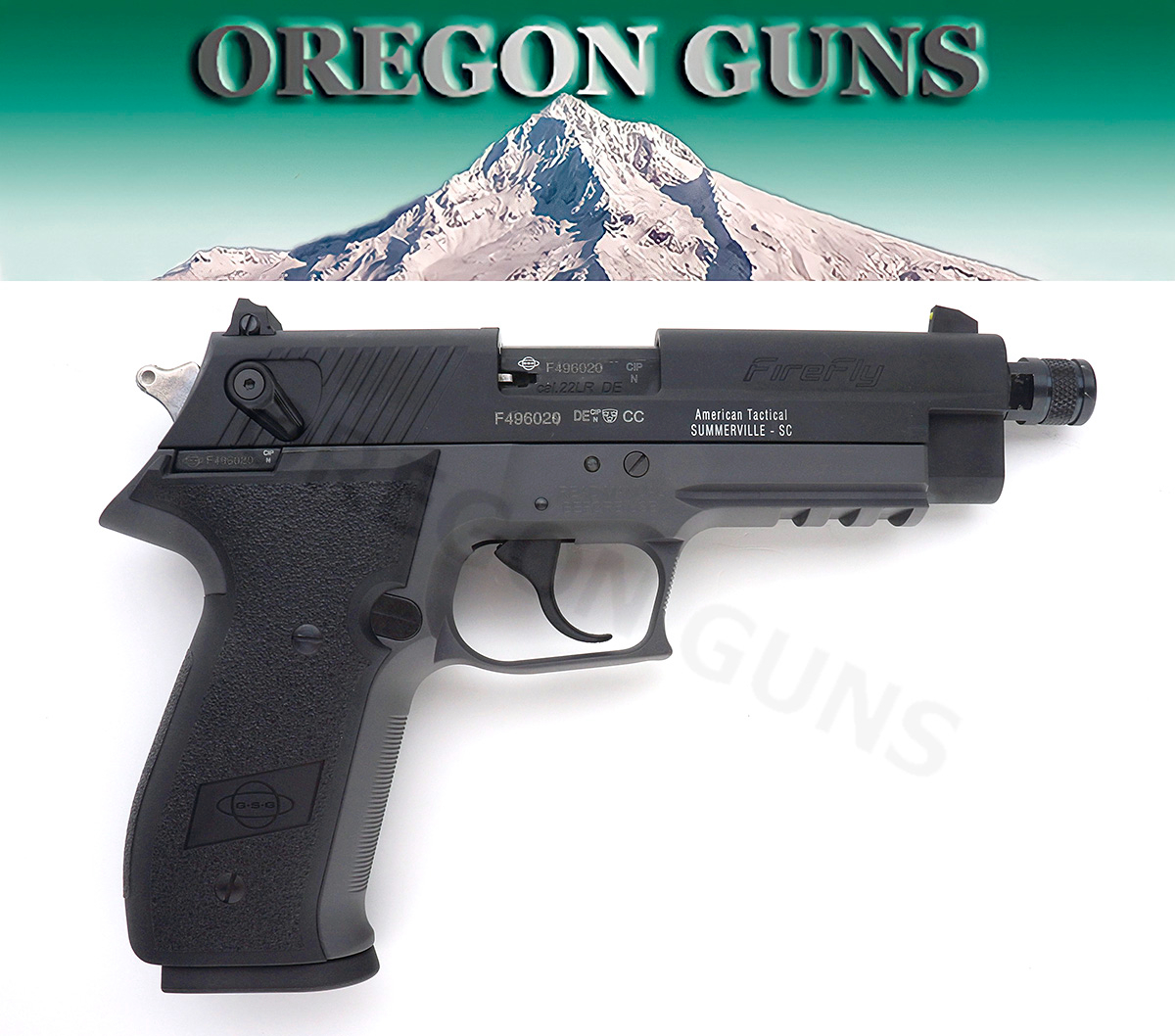 Gsg Firefly Semiautomatic 22-Lr Pistol W/Threaded Barrel New In The Box ...